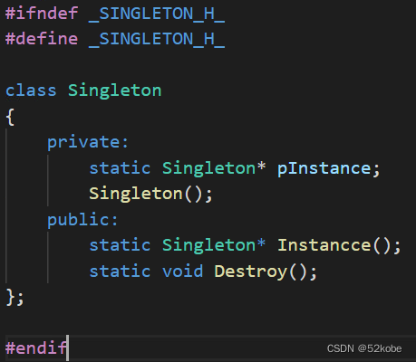 C++Singleton(坚持更新c++内容的第23天)_c++ singleton -CSDN博客