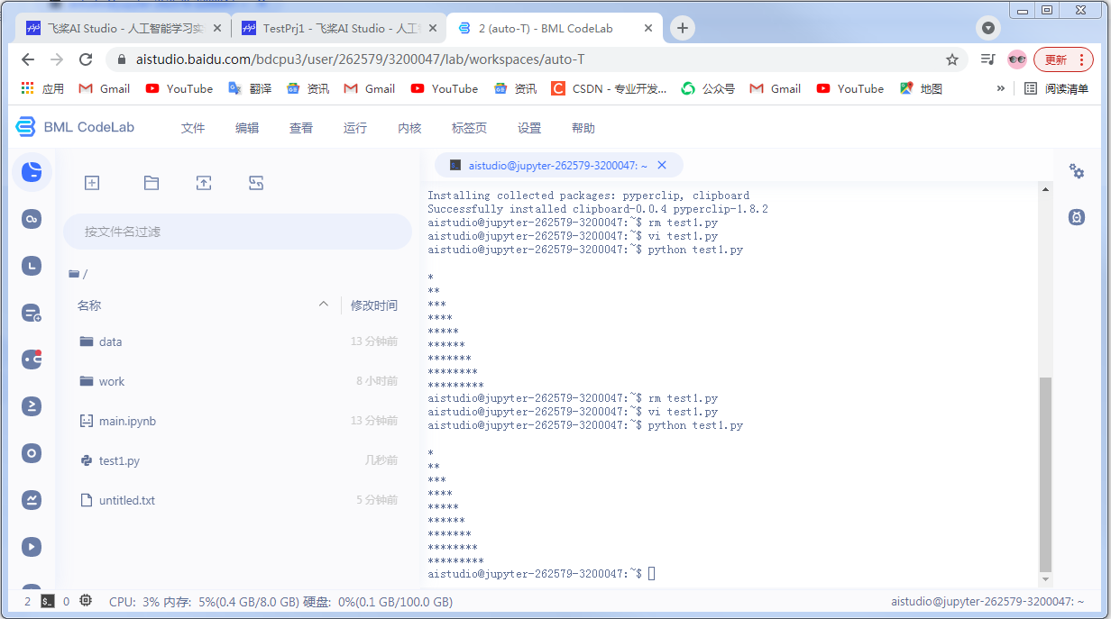 搭建AI Studio 中Python开发环境_ai studio 更改python版本-CSDN博客