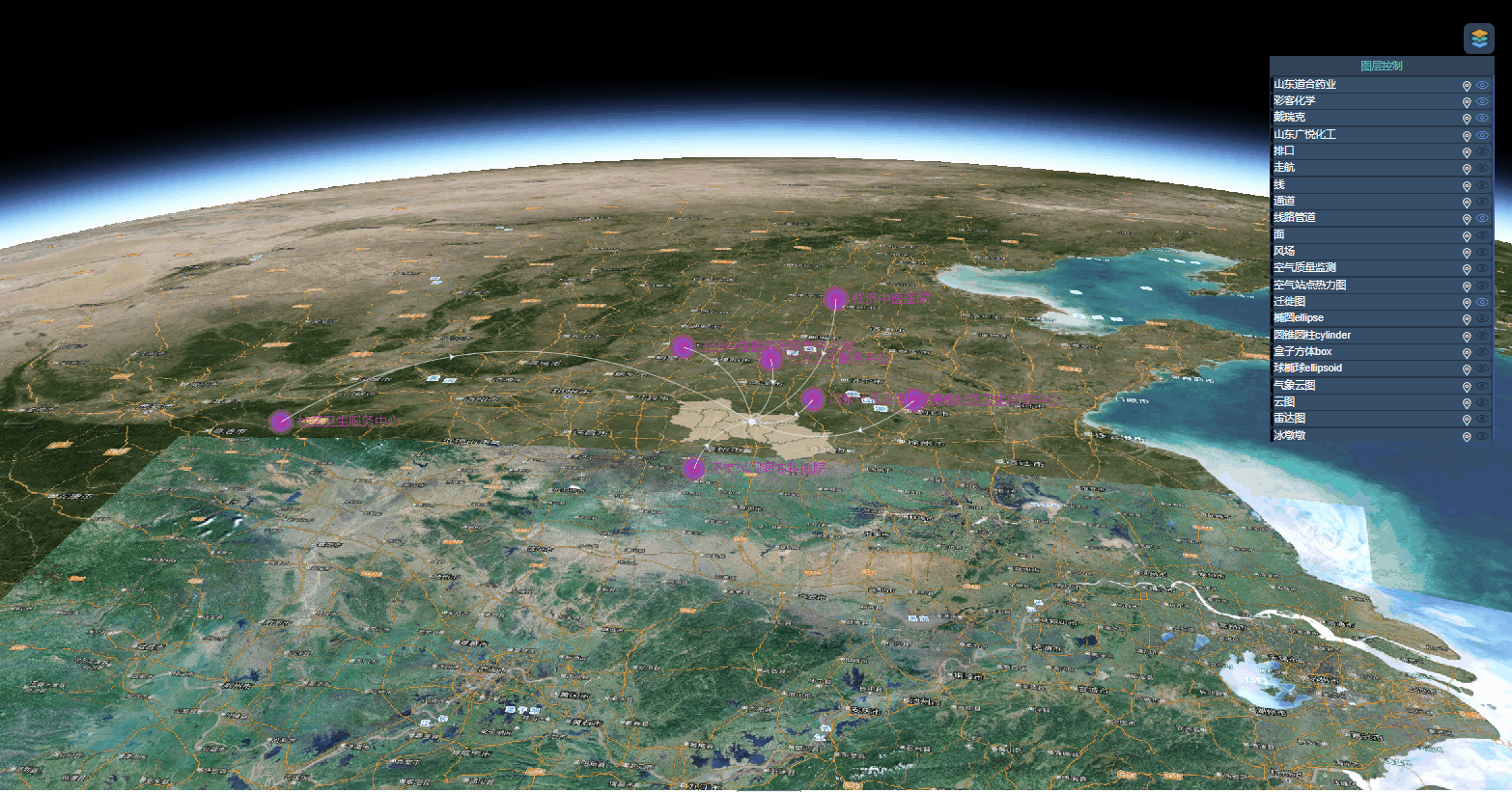 VUE+Cesium绘制迁徙图结合echarts实现_cesium echarts模拟迁徙-CSDN博客