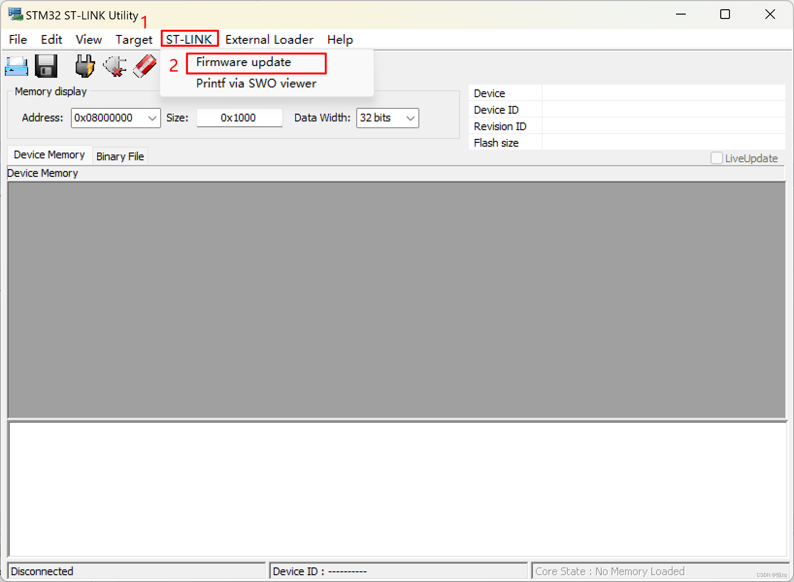 ST-Link 固件升级,ST-Link Utility，Error: Old ST-LINK firmware version. Upgrade ST-LINK firmware-CSDN博客