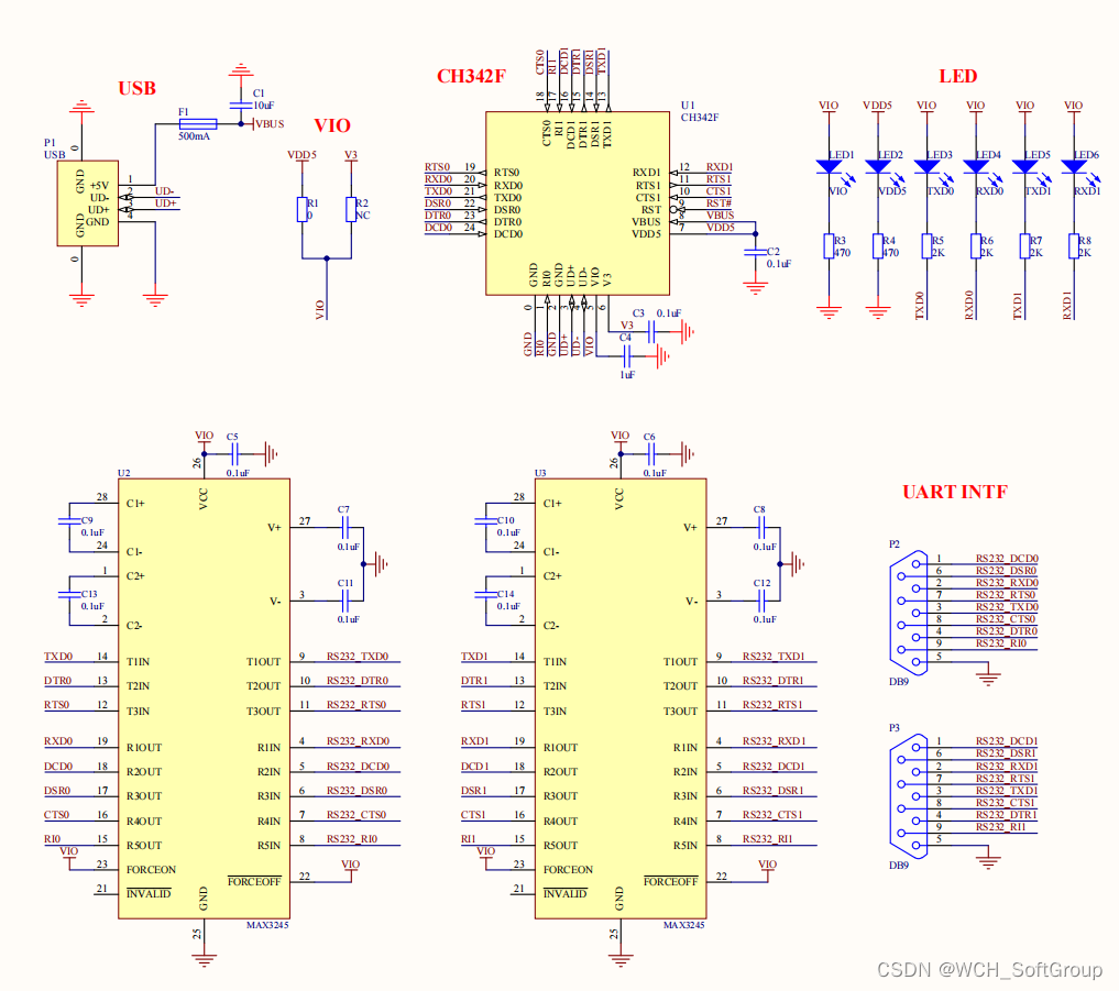 CH342芯片应用—硬件设计指南-CSDN博客