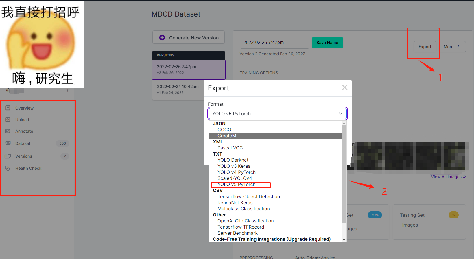 【Roboflow】强大工具：一键生成voc、coco、yolo、csv等格式的数据集-CSDN博客