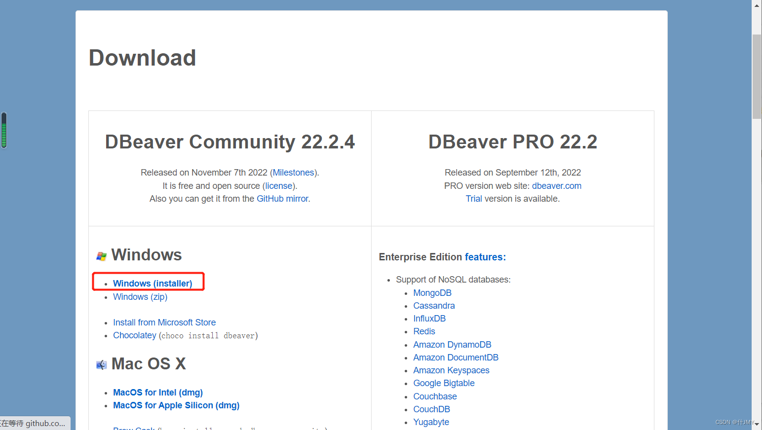 Dbeaver连接mysql踩的坑cant Create Driver Instance Error Creating Driver Csdn博客