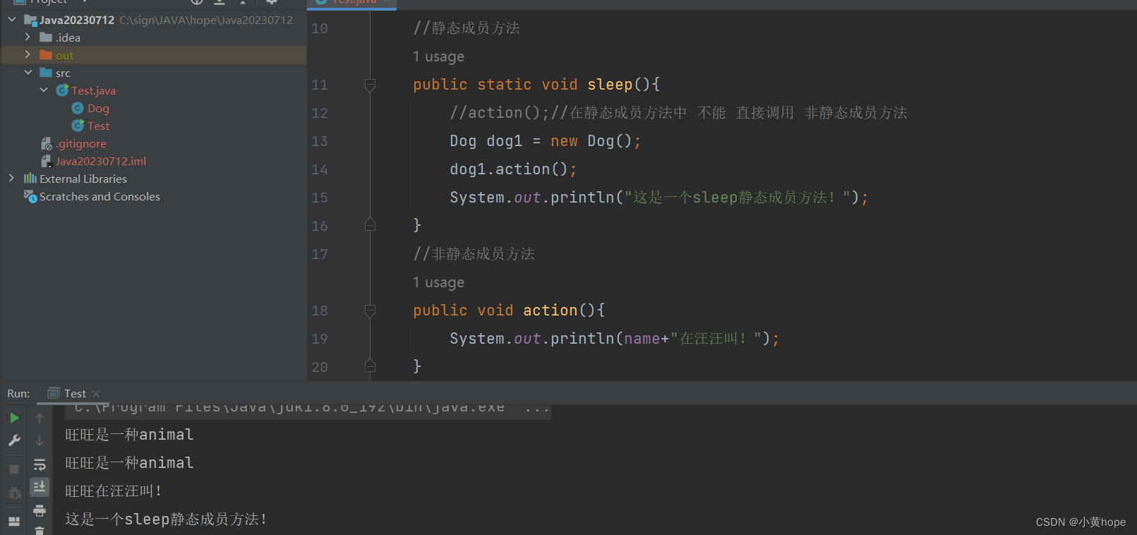 【Java基础】static成员_java静态成员变量-CSDN博客