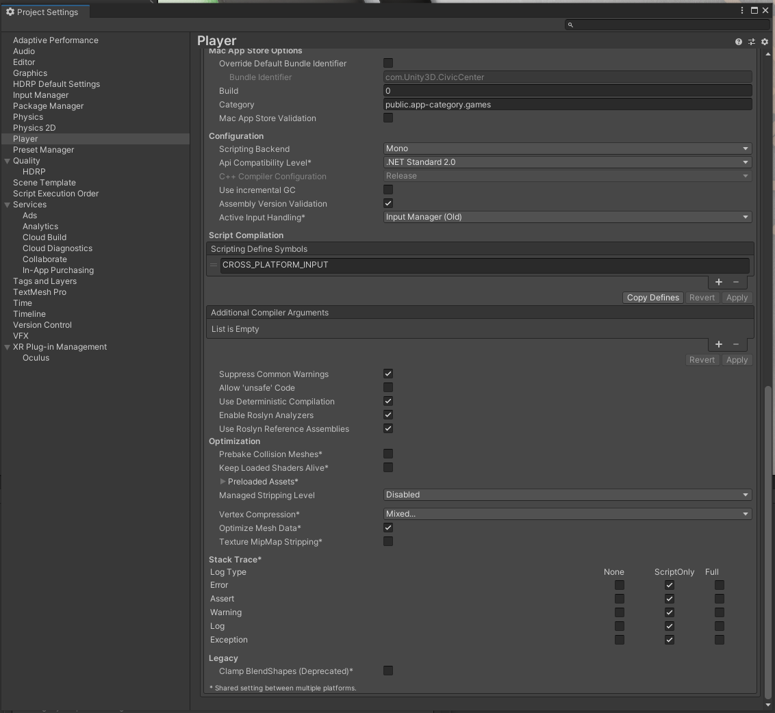 D3D11 is currently the only graphics API compatible with the Oculus XR Plugin on desktop ...