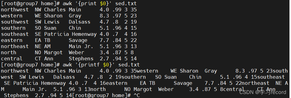 Linux三剑客:grep、sed、awk_awk 打印倒数第二个-CSDN博客