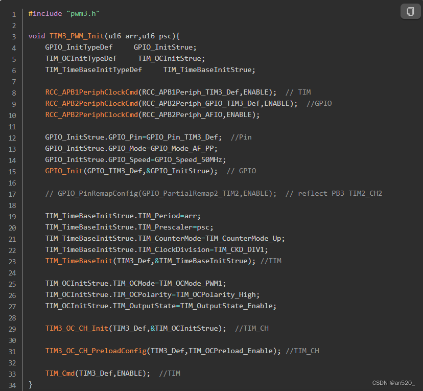 stm32同时使用TIM2、TIM3、TIM4输出PWM控制三个舵机_tim2ch3 pwm-CSDN博客