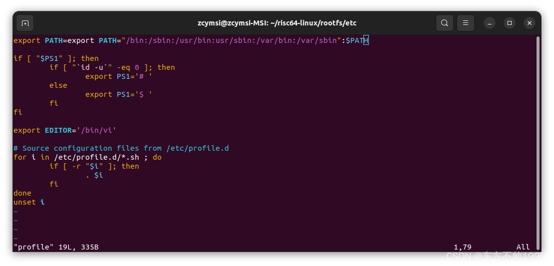 使用qemu运行risc V Linux(根文件系统busybox)qemu Riscv Csdn博客