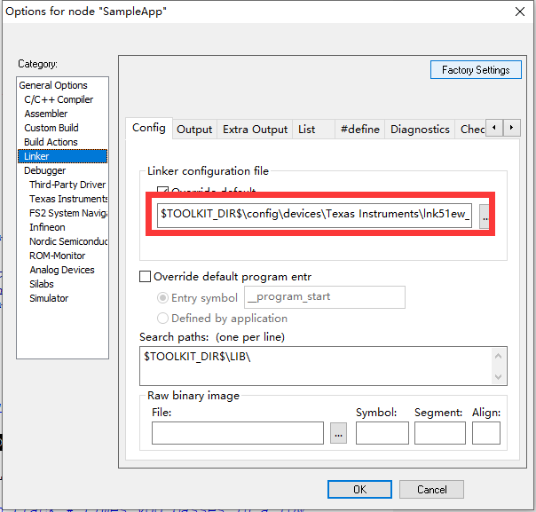 【Zigbee】ZStack协议栈Make时发生Fatal Error[e72]: Segment ZIGNV_ADDRESS_SPACE must be defined in a segm ...