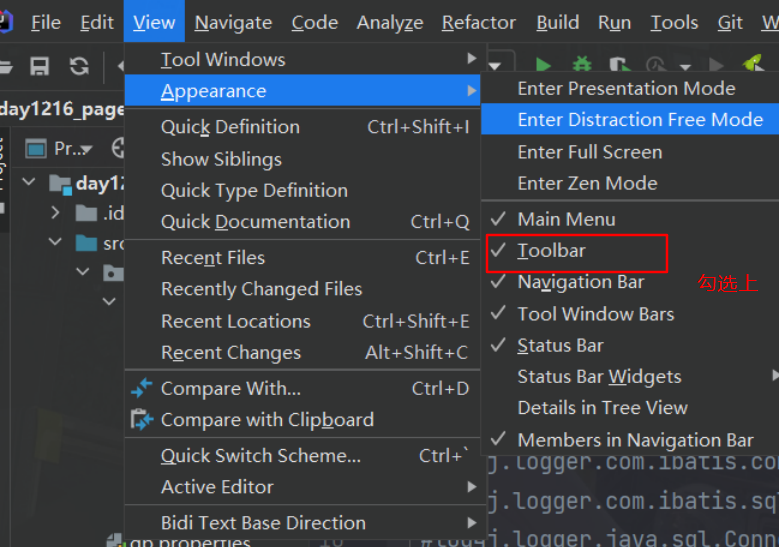 IntelliJ IDEA自定义菜单(Menus)、任务栏（toolbars）详细教程（即Customize Menus and Toolbars...）_idea设置电脑下面的任务栏-CSDN博客