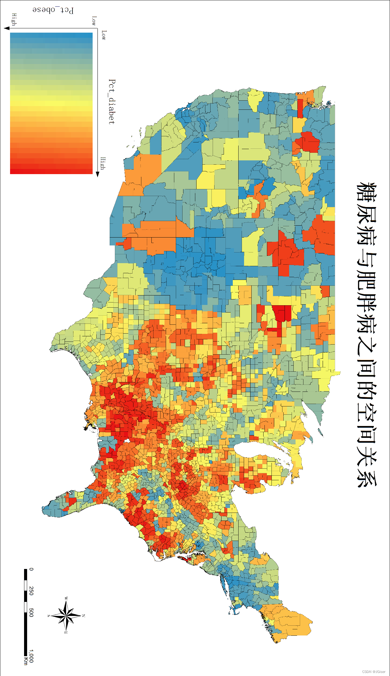 Arcgis软件制作双变量等值区域地图bivariate Choropleth Mapsarcgis双变量图例 Csdn博客