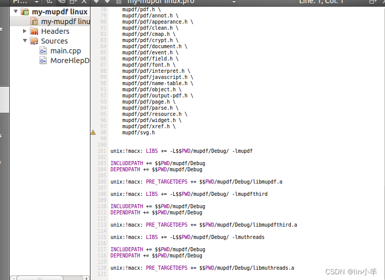 QT4.8.7 打开Mupdf_qt 编译mupdf-CSDN博客