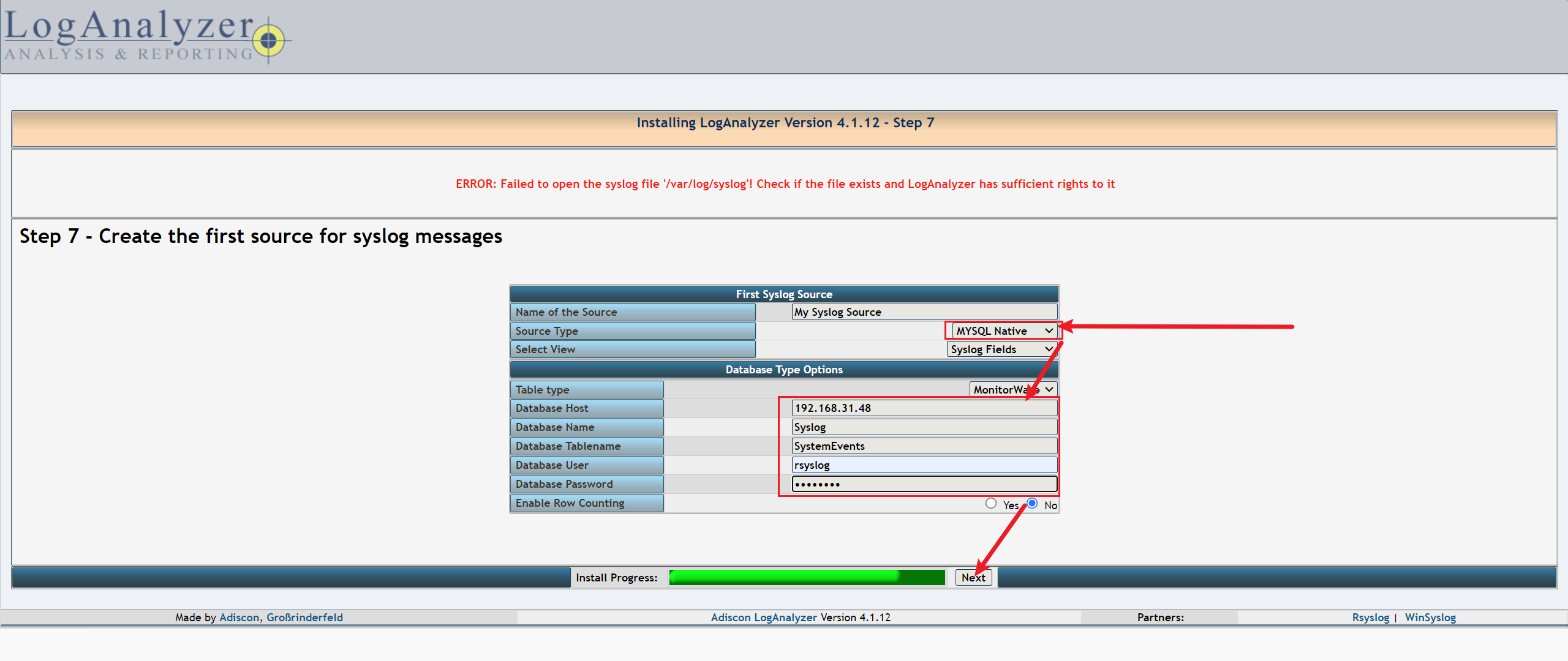 通过loganalyzer展示数据库中的日志_loganalyzer使用手册-CSDN博客