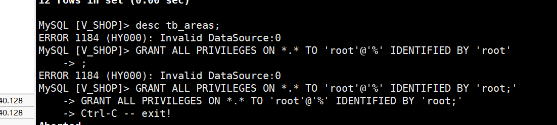 mycat报错 ERROR 1184 (HY000): Invalid DataSource:0解决方法-CSDN博客