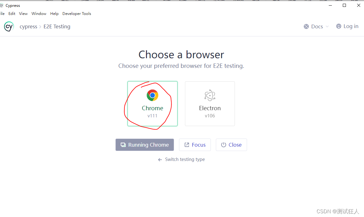 Cypress使用手把手教你写第一个测试用例_cypress 实例地址怎么写-CSDN博客