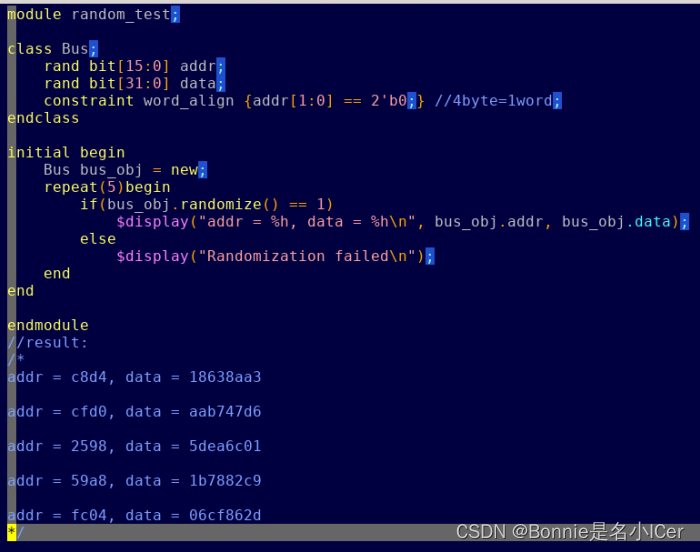 【SystemVerilog】SV 随机测试_sv random-CSDN博客