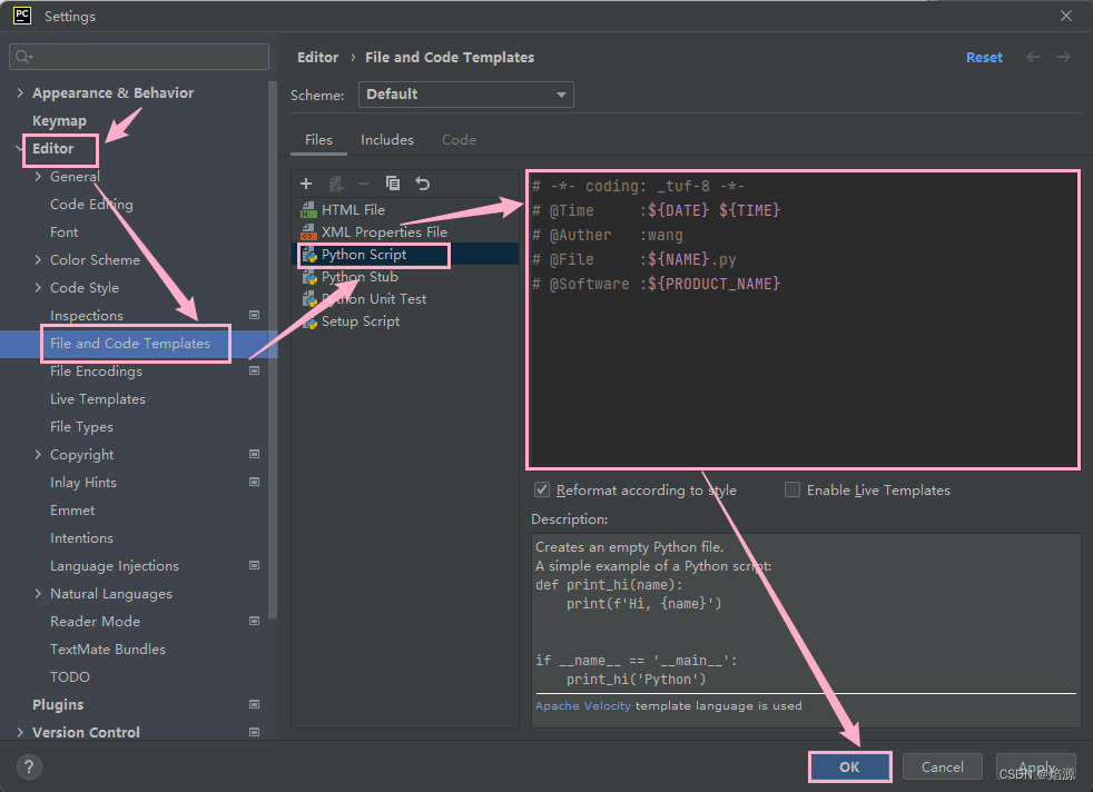 PyCharm和Dev C++自定义默认段_pycharm打开devc-CSDN博客