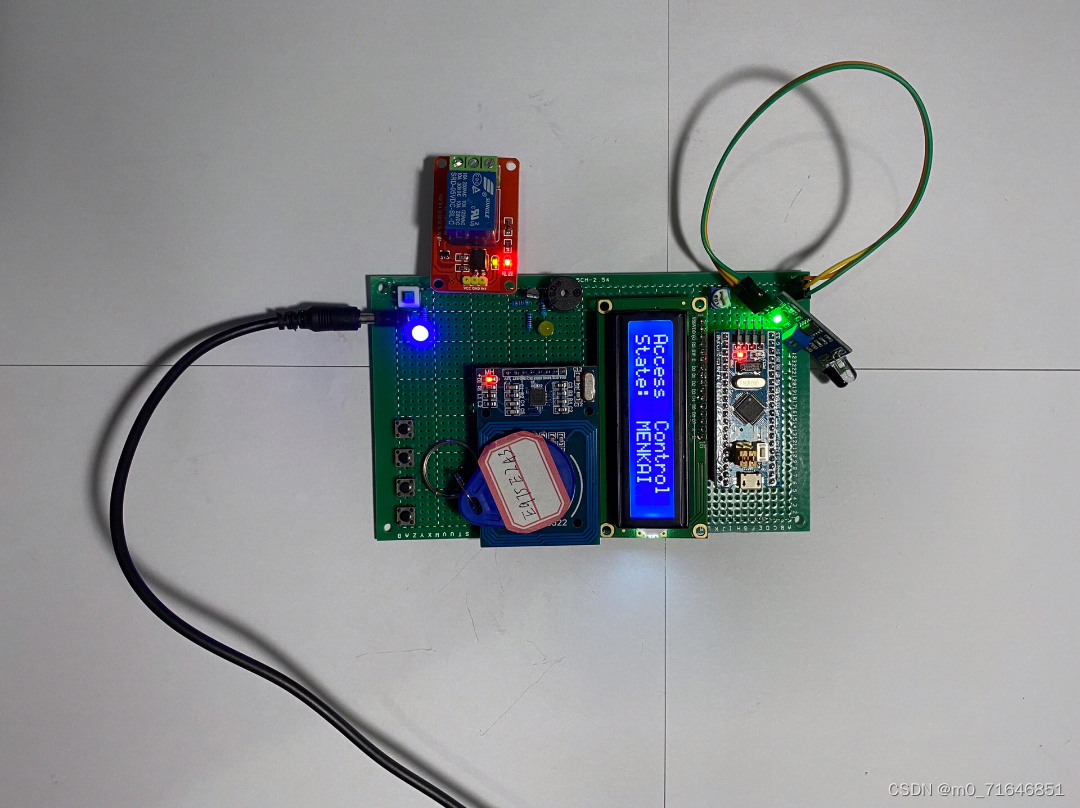 基于STM32单片机的RFID门禁显示系统_stm32门禁系统射频卡rc522-CSDN博客