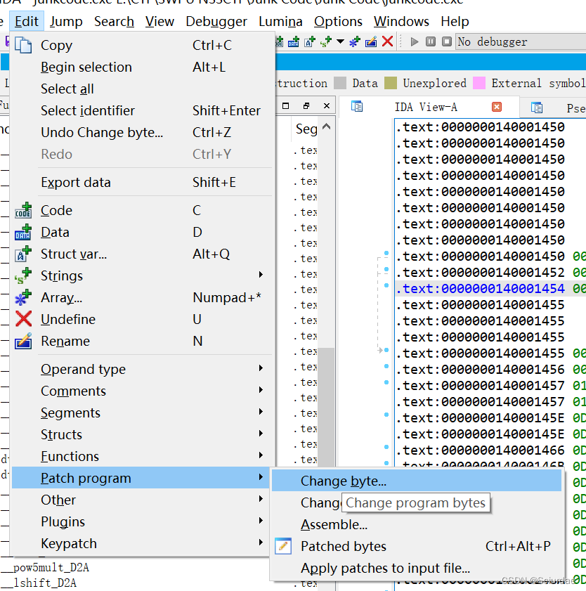 2023年SWPU NSS 秋季招新赛 CTF Reverse‘方向WP详解_[swpuctf 2023 秋季新生赛]junk code-CSDN博客
