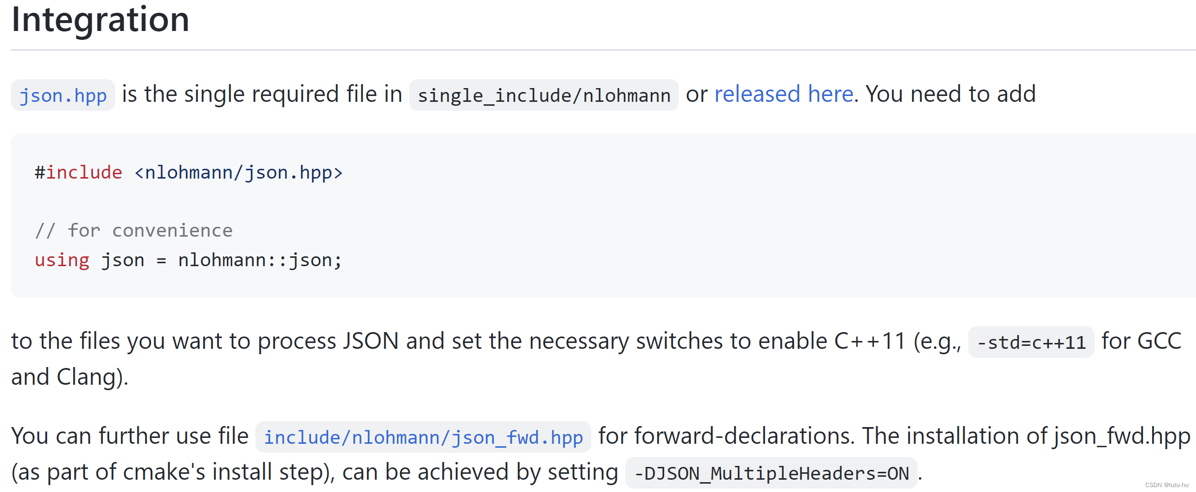 C nlohmann Json nlohmann json hpp CSDN 