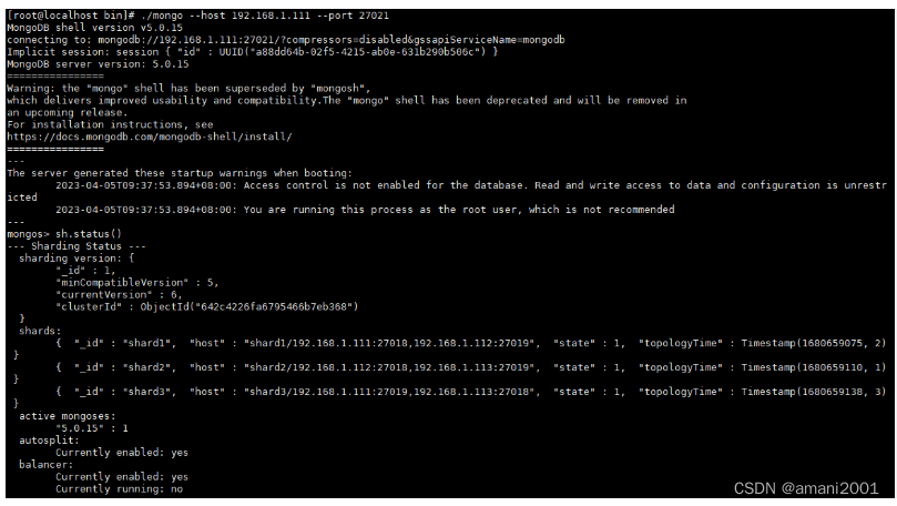 Linux下mongodb分片集群的搭建与使用linux 安装mongodb集群配置 Csdn博客
