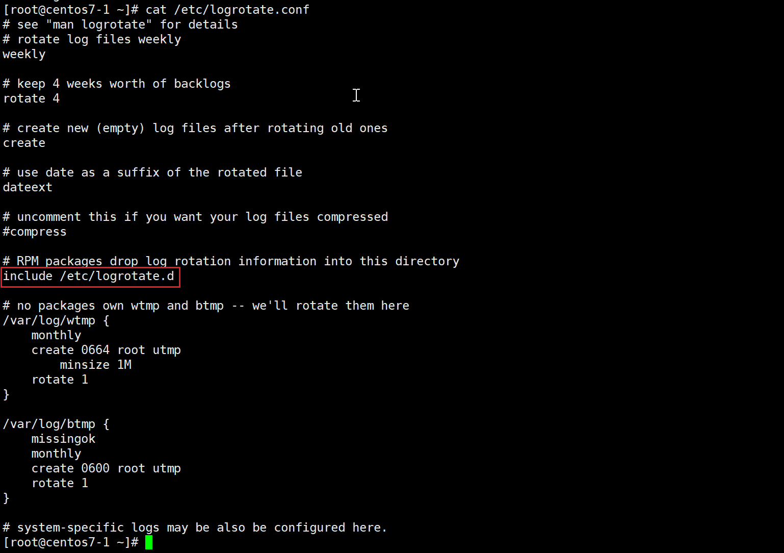 Logrotate日志切割_logrotate手动执行-CSDN博客