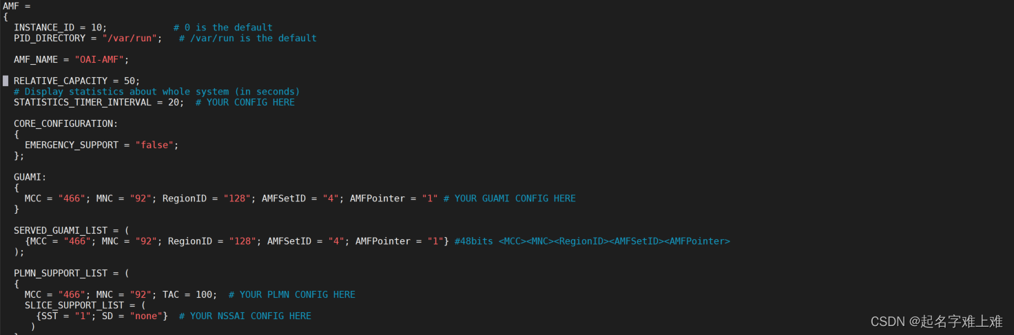【OpenAirInterface知识-2】OAI端到端部署之核心网部署_oai核心网如何查看amf日志文件-CSDN博客