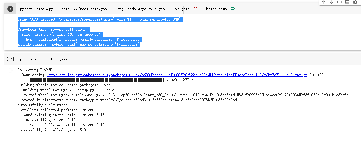 YOLOv5模型环境搭建及使用google colab训练_from yolov5 import yolov5-CSDN博客