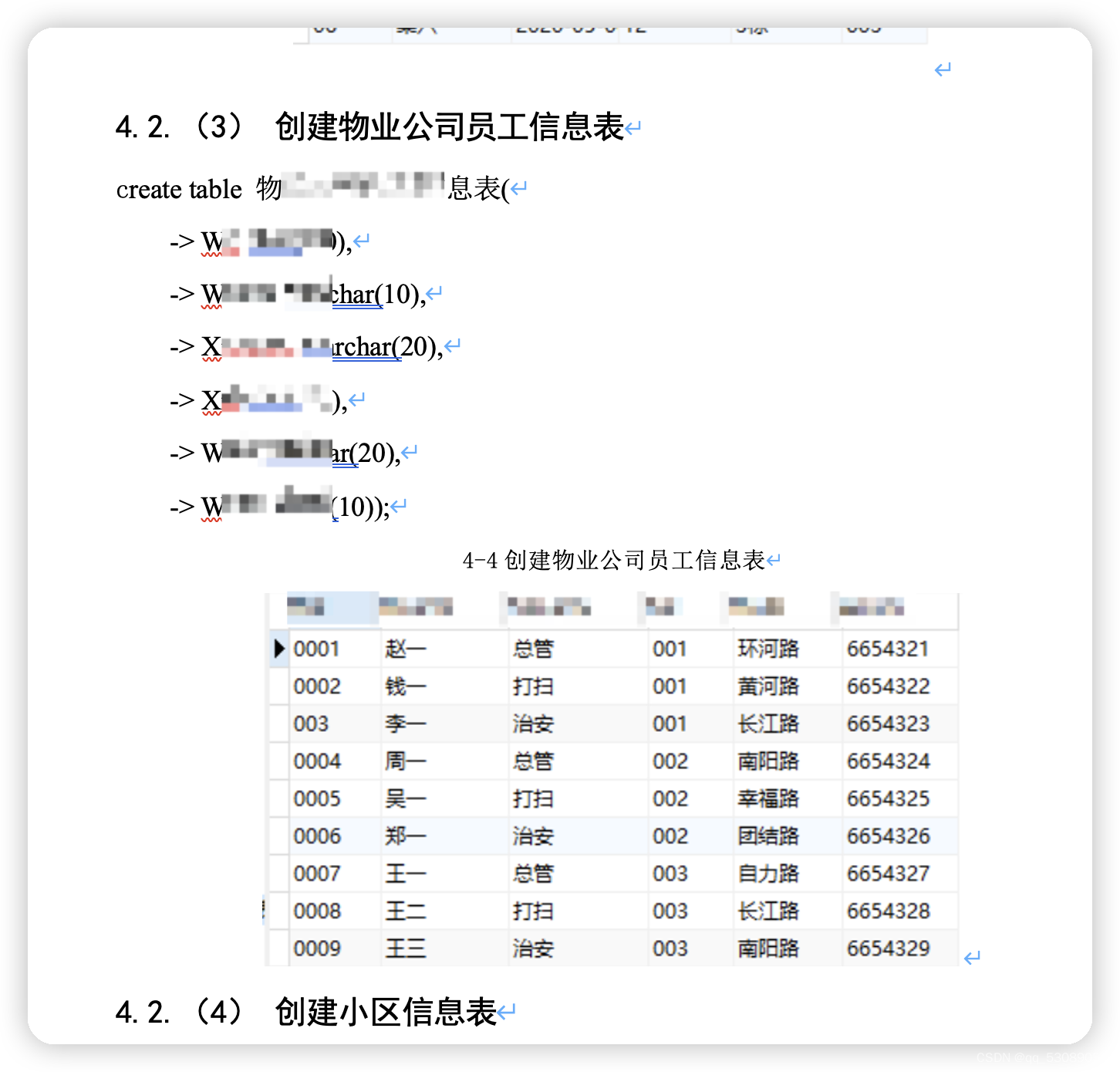 小区物业管理系统数据库课程设计）小区物业管理数据库系统设计与实现 Csdn博客 7545