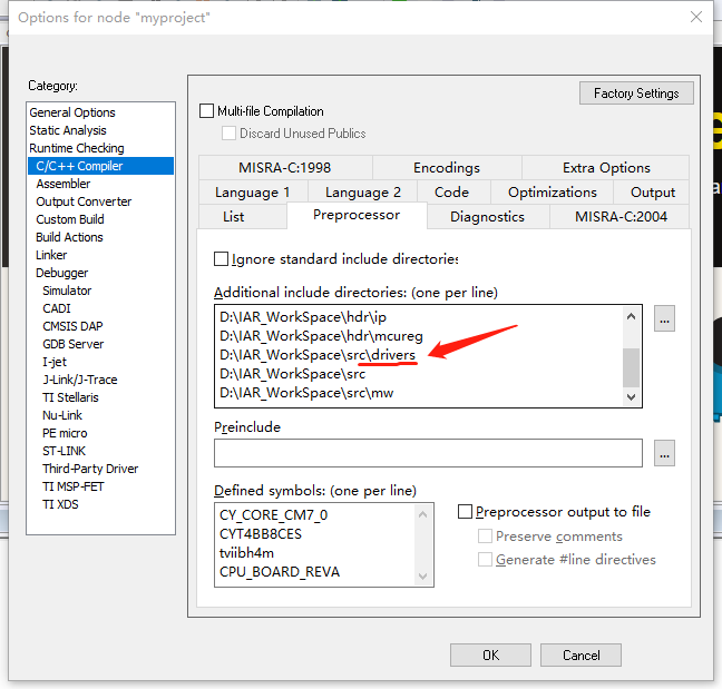 IAR开发环境搭建Cypress TravII系列_cyt4bb7-CSDN博客