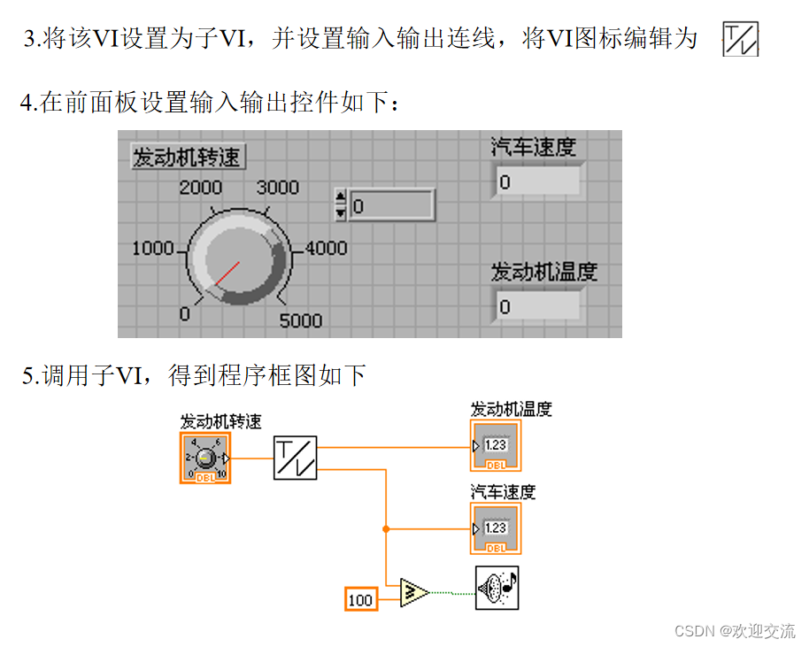 Labview子vi及调用（实验三）labview 如何控制子vi布尔量 Csdn博客 