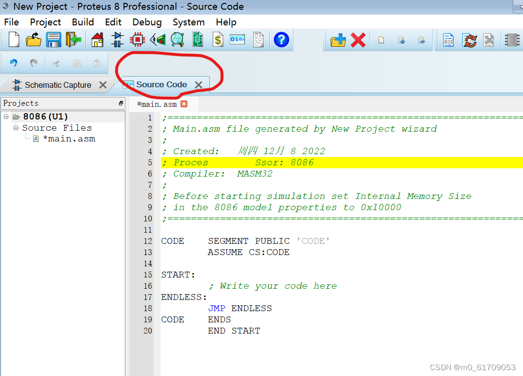 【利用proteus建立8086最小系统】MASM32的安装下载问题-CSDN博客