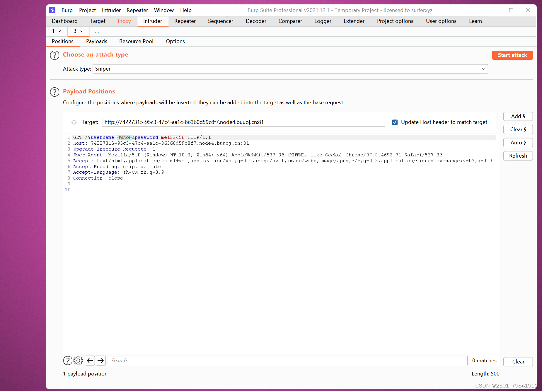 熟悉burp的使用（抓包改包,熟悉爆破模块）：BUUCTF -＞ Web [极客大挑战 2019]Http & BUUCTF -＞ Basic -＞ BUU BRUTE 1_basic极客大 ...