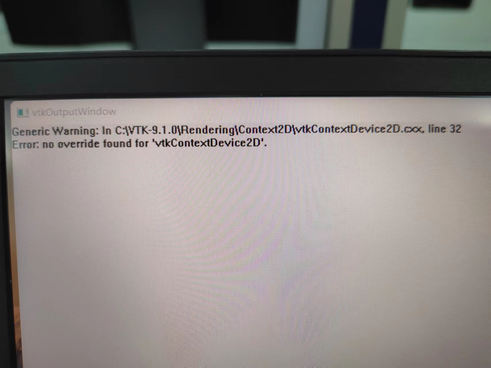 VTK9.0 Error: no override found for ‘vtkContextDevice2D’_error: no override found for ...