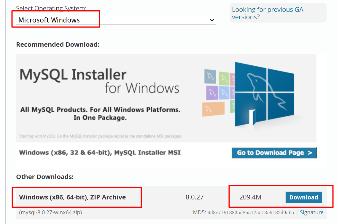 MySQL 数据库安装（踩坑大集合）_windows(x86,32-bit),zip archive-CSDN博客