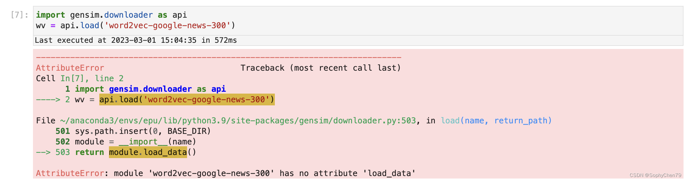 无法加载Word2Vec-google-news-300-CSDN博客