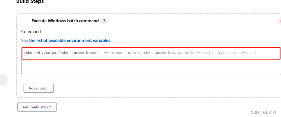 Windows系统下搭建UI自动化RobotFramework+Jenkins+allure_robotframework自定义库+allure-CSDN博客
