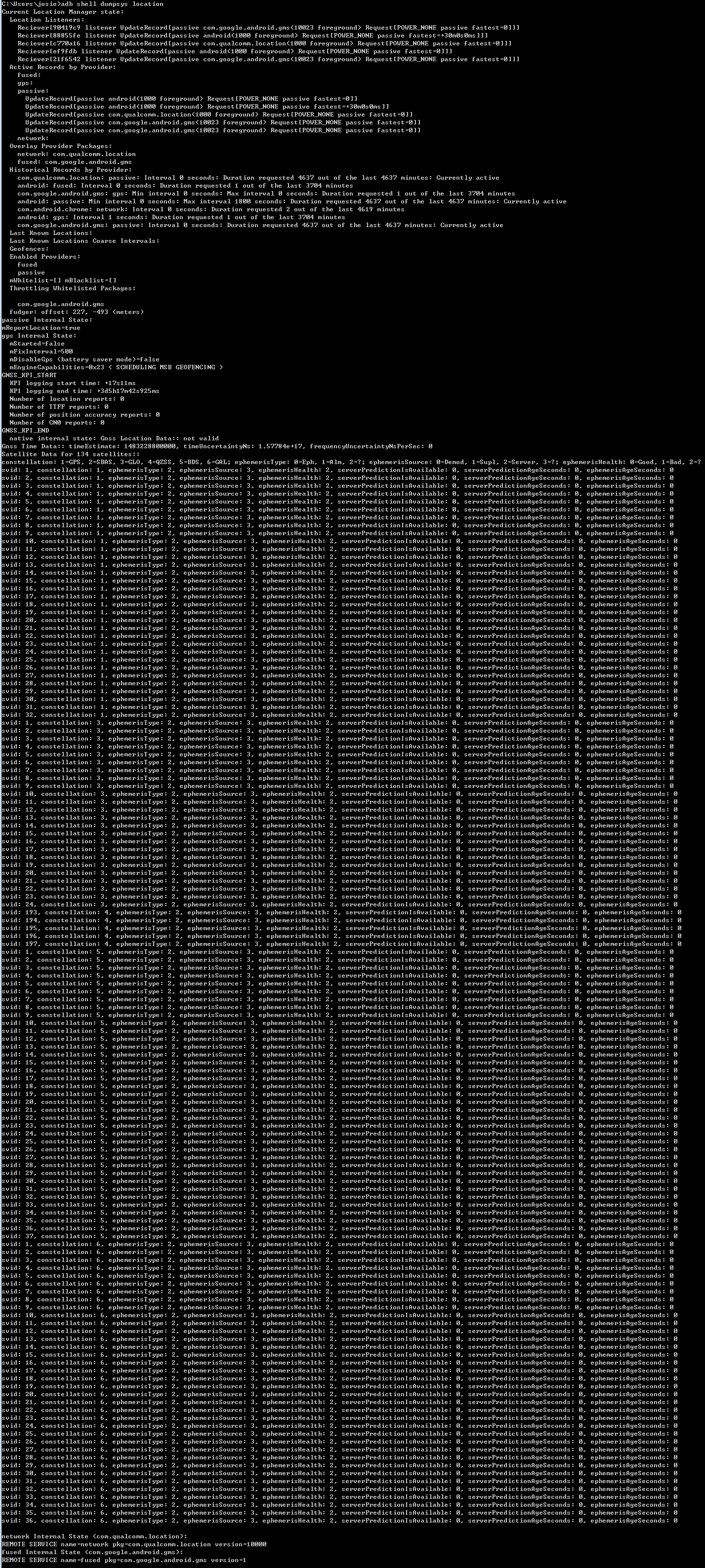adb shell dumpsys location_dumpsys location查看位置信息-CSDN博客