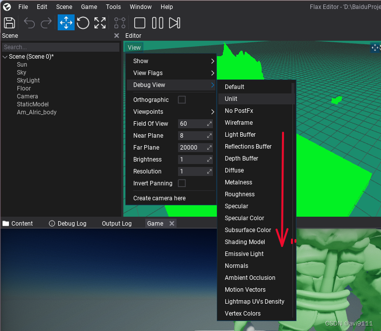 没有Unity3d分享一个比较冷门的渲染引擎FlaxEngine显示材质复杂度Material Complexity_flax engine-CSDN博客