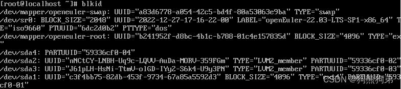 Openeuler系统磁盘扩容_openeuler磁盘扩容-CSDN博客