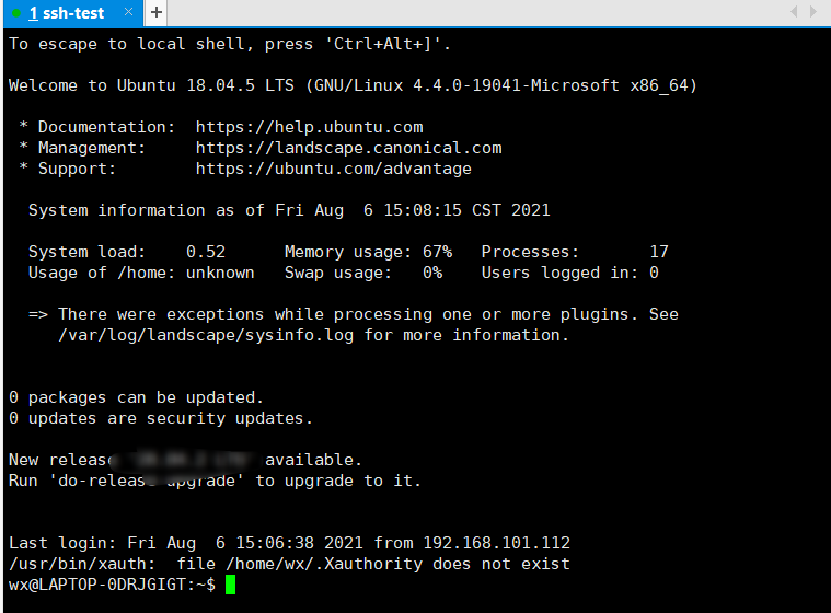 windows10安装WSL(Ubantu18.04)后无法实现ssh远程链接的解决办法_wsl无法与服务器建立连接-CSDN博客