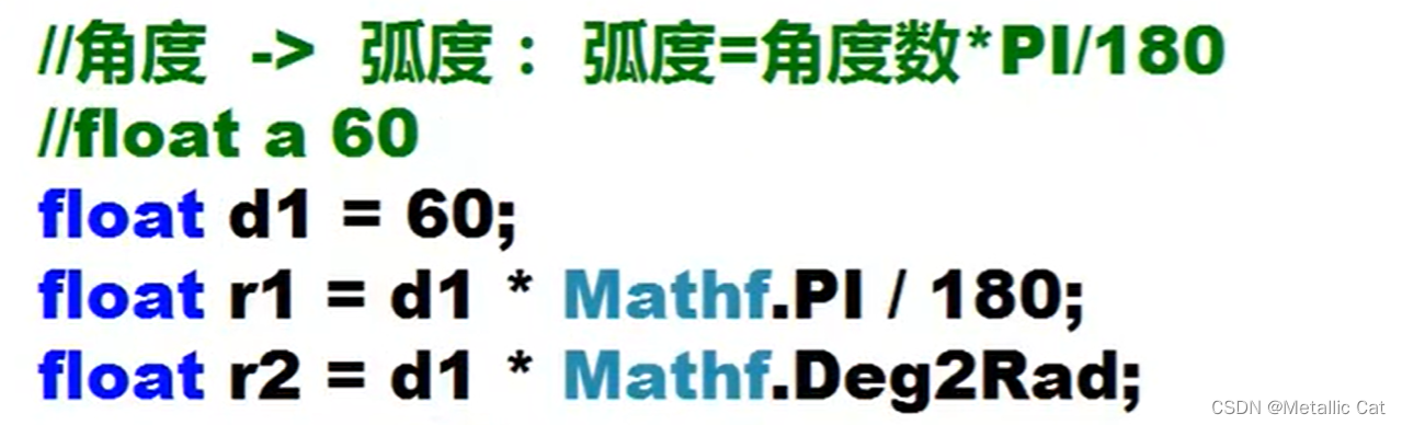 Unity 3维数学 Vector类 三角函数unity 数学 Csdn博客 