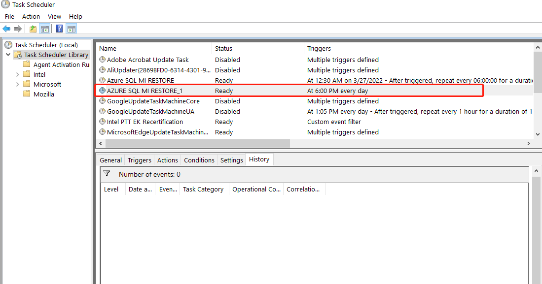 通过WINDOWS TASK SCHEDULE运行POWERSHELL脚本备份AZURE托管实例_task scheduler运行ps1、-CSDN博客