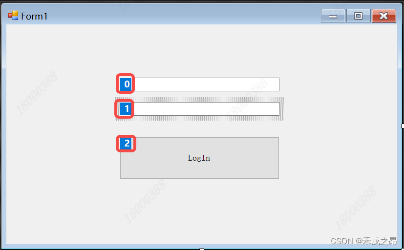 【Winform学习笔记（三）】编辑Winform窗体内各控件Tab键顺序_winform tab顺序-CSDN博客