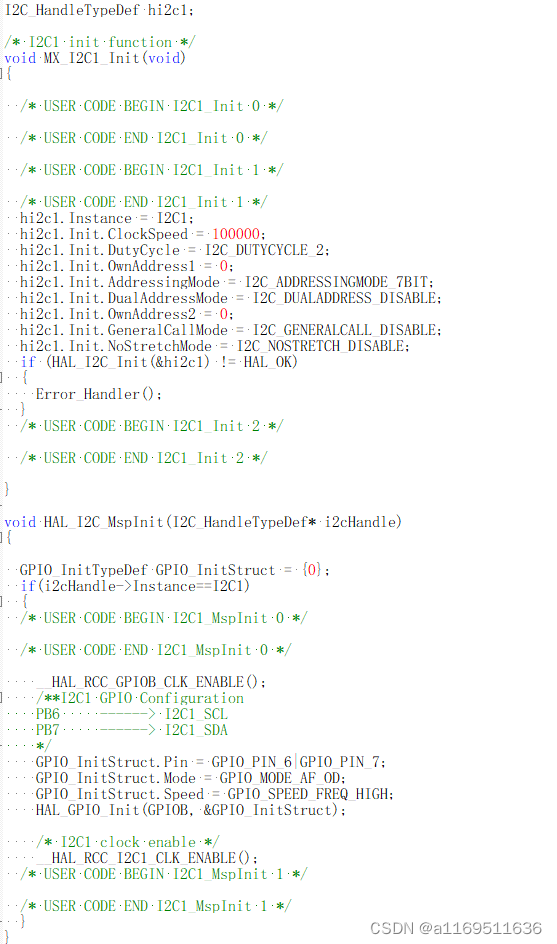 Stm32硬件iic实验（stm32cubemx配置） Csdn博客