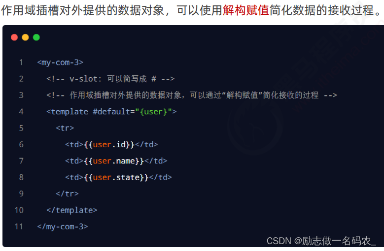 Vue第四天—动态组件、插槽、自定义指令vue 动态指令励志做一名码农的博客 Csdn博客