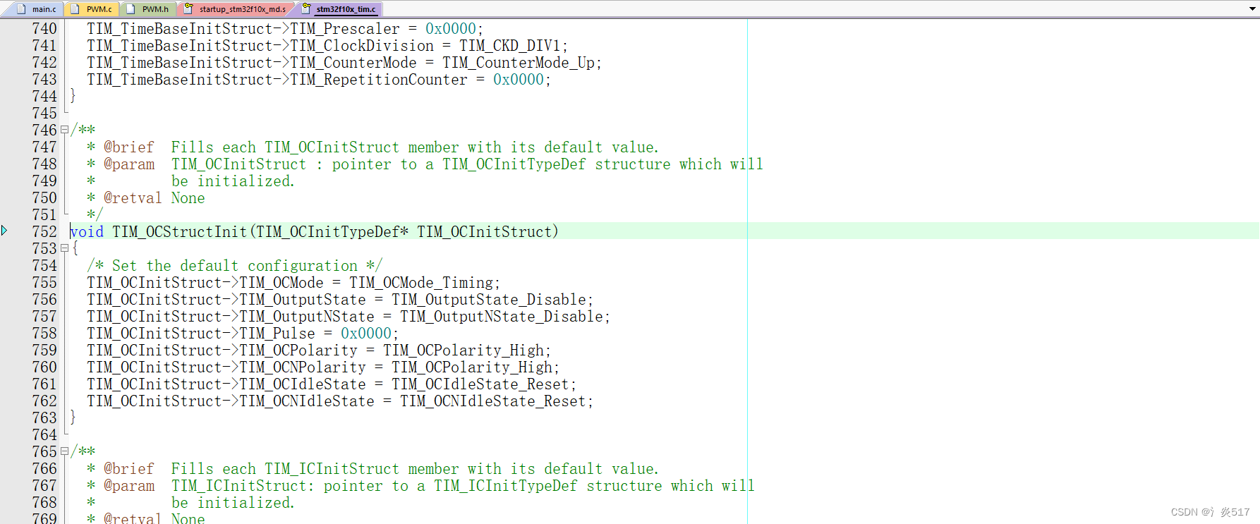 Stm32f103高级定时器tim1输出pwm初始化的种种小坑总结stm32 Tim1 Pwm Csdn博客