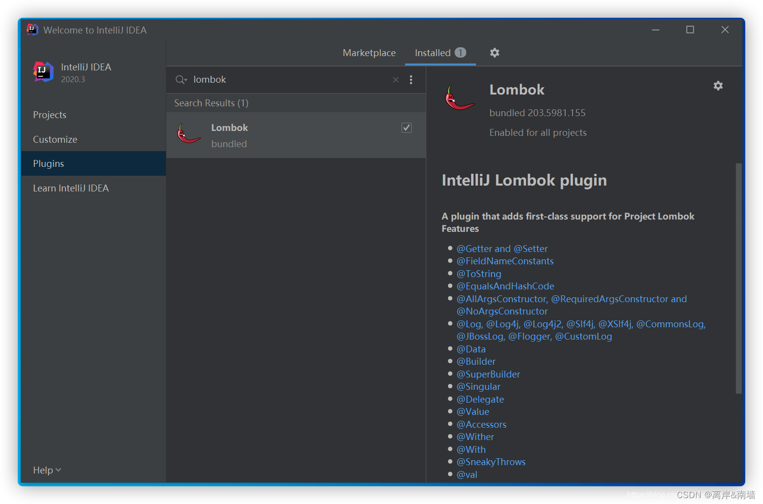 IDEA springboot @getter @setter注解，get/set方法无法正常调用（缺少lombok插件）_do层的对象@getter未取到-CSDN博客