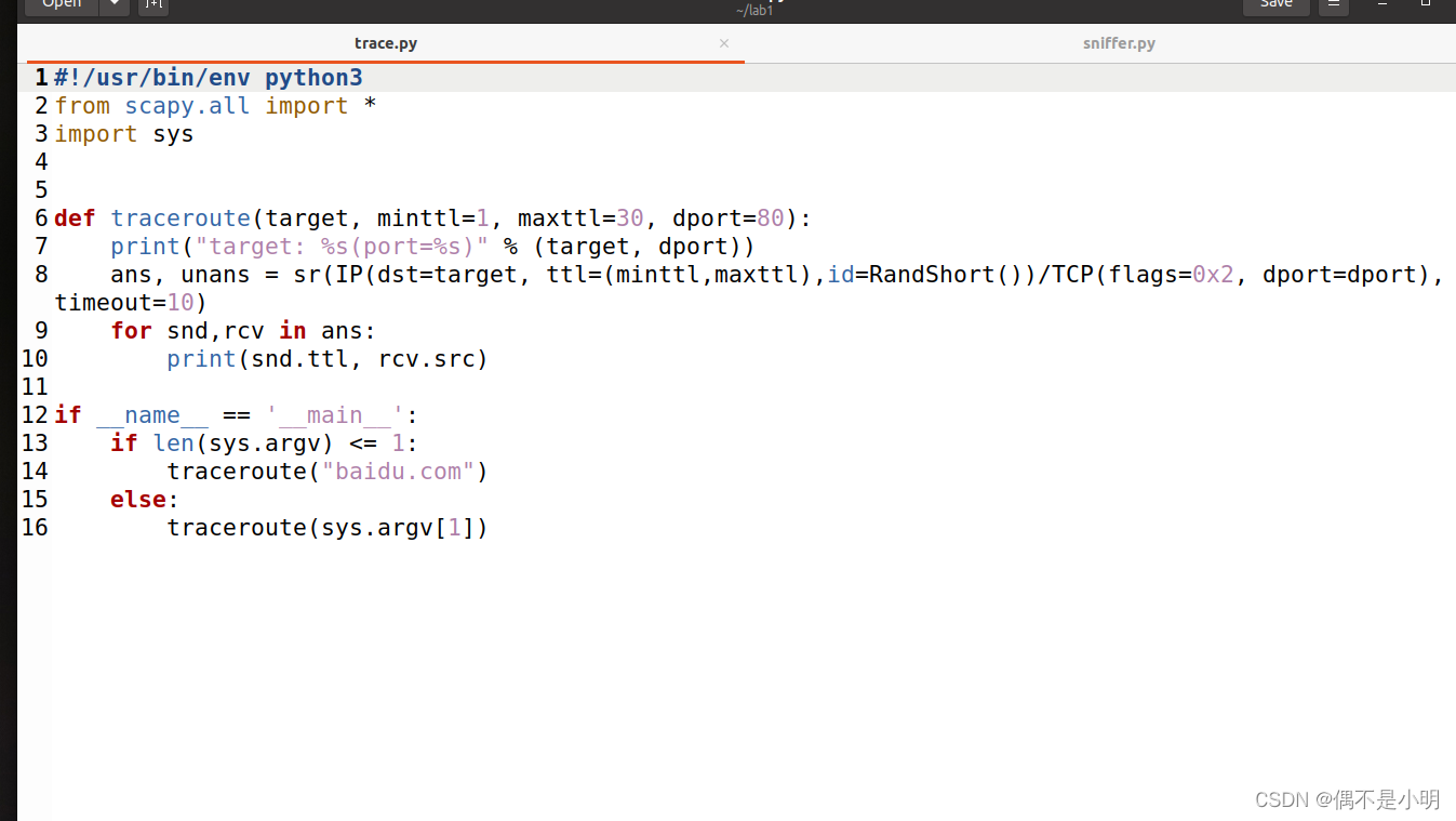 Lab1 Packet Sniffing and Spoofing Lab-CSDN博客